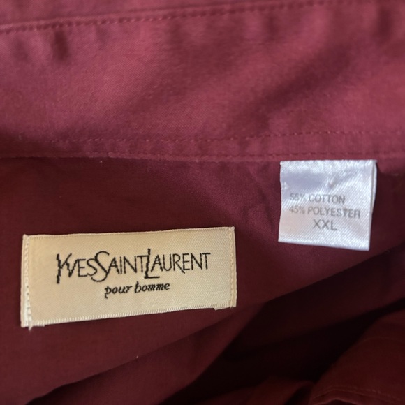 Yves Saint Laurent | Shirts | Vintage Ysl Yves Saint Laurent Button ...